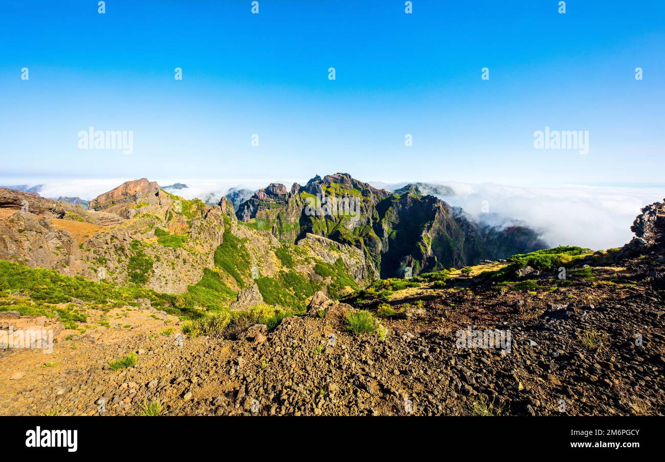 The Pico do Arieiro, Madeira, Portugal, Europe Stock Photo - Alamy