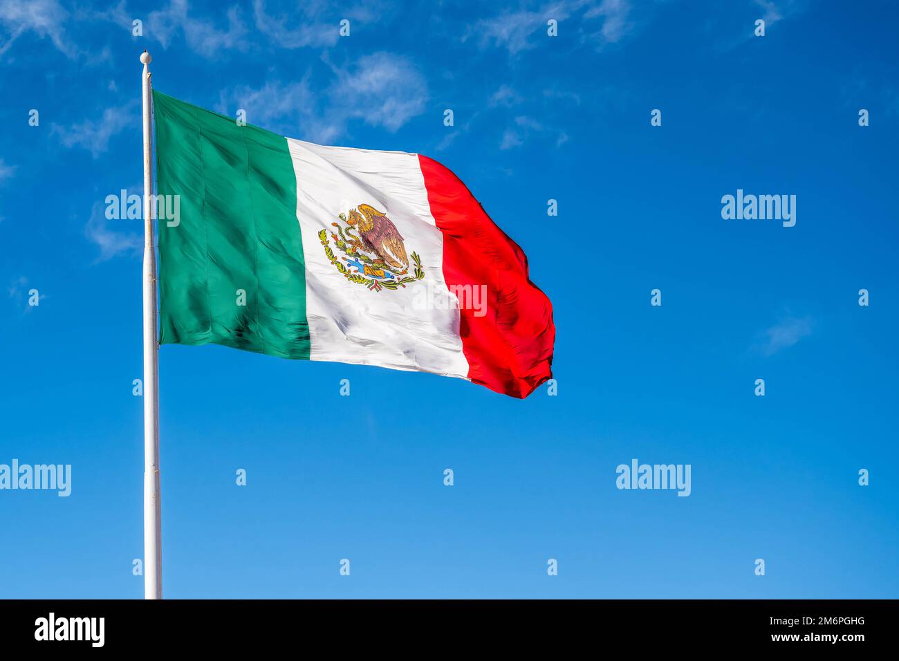 Mexico waving flag hi-res stock photography and images - Alamy