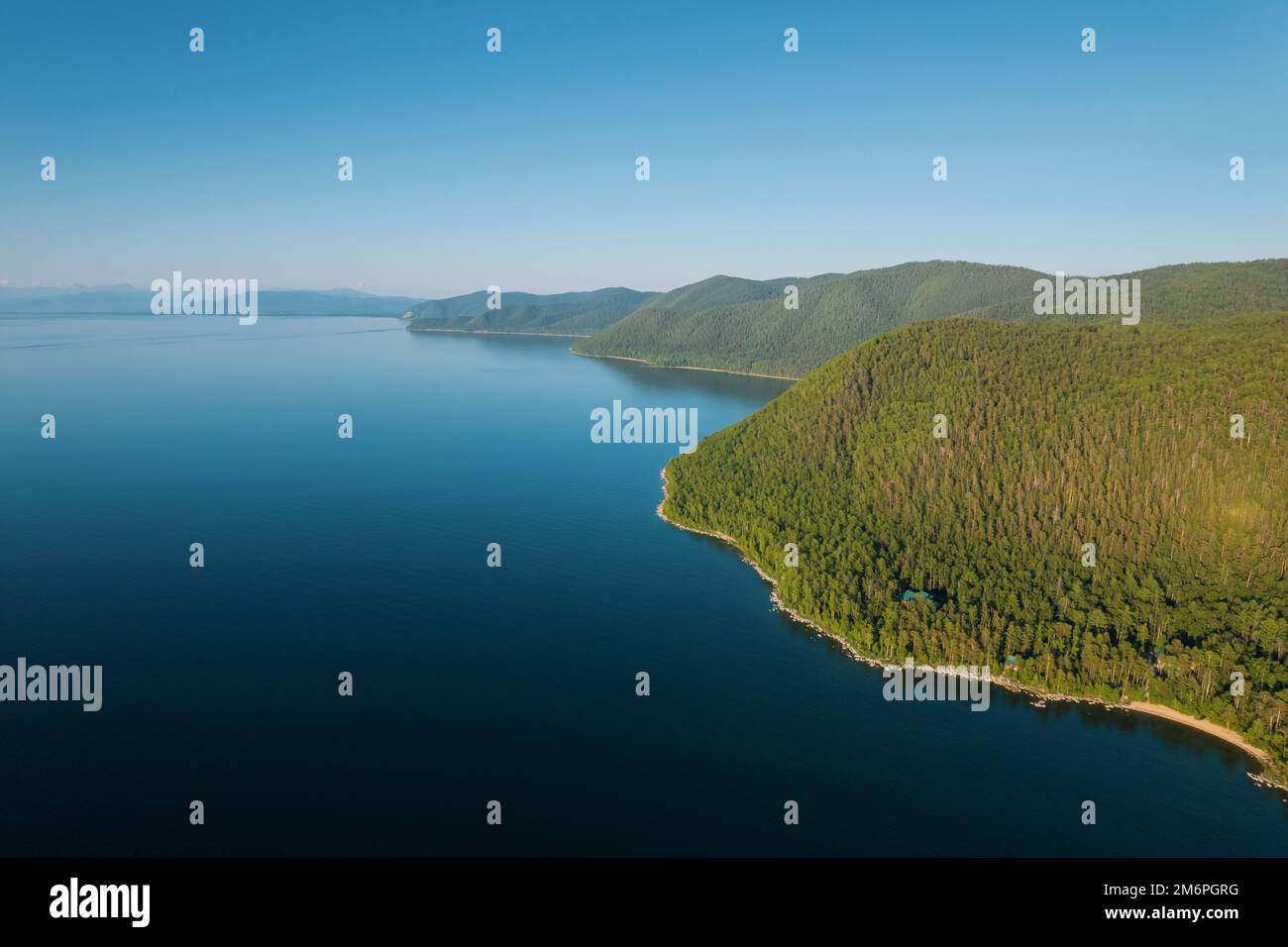 Summertime imagery of Lake Baikal is a rift lake located in southern ...
