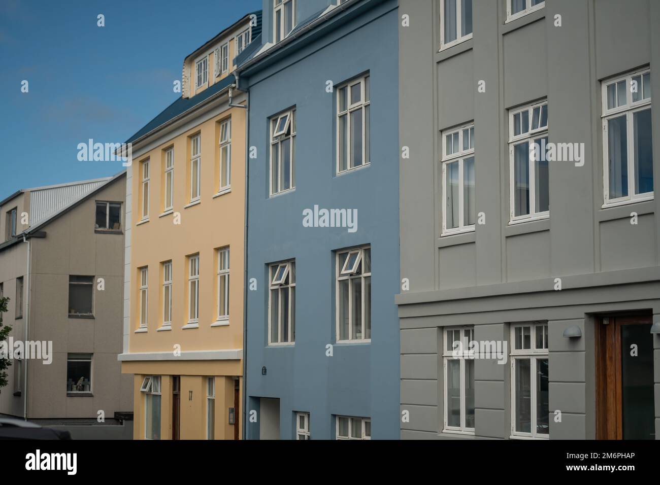 Colorful Buildings in Iceland's Capital City Reykjavik Stock Photo - Alamy
