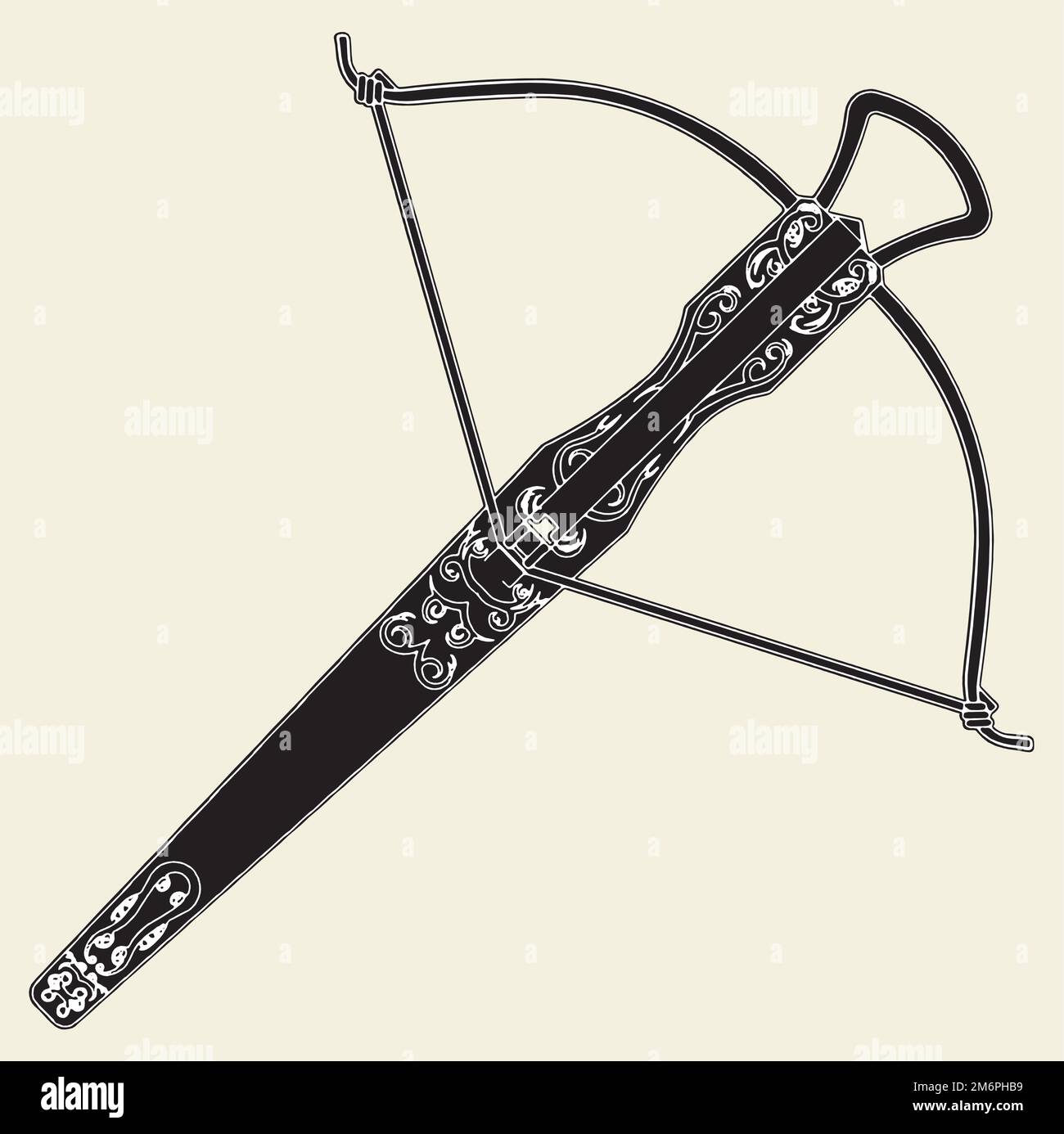 Antique Crossbow Vector 0 Stock Vector Image & Art - Alamy