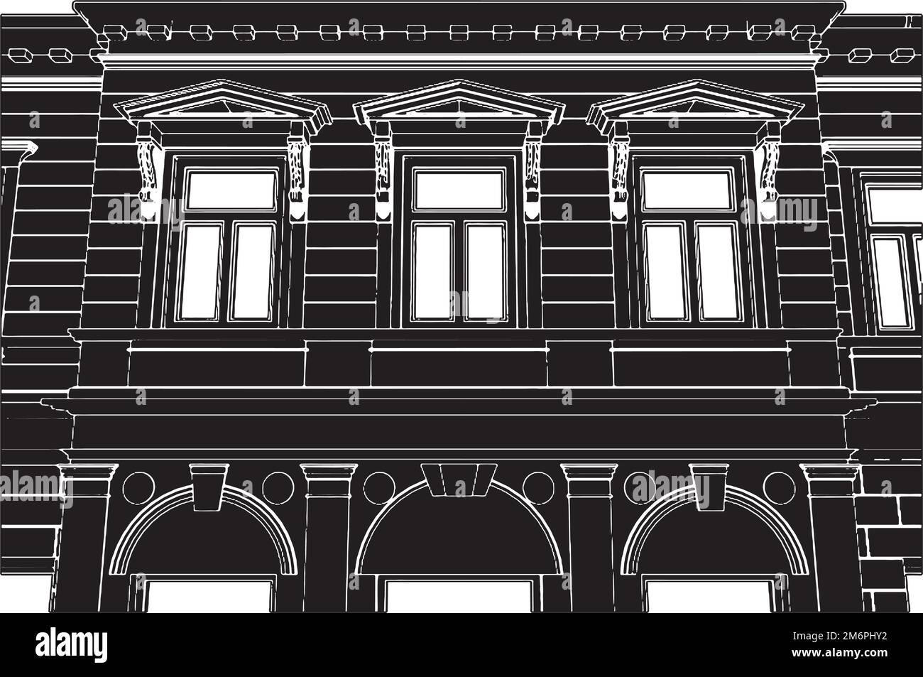 Building Eclectic House Vector Stock Vector Image & Art - Alamy