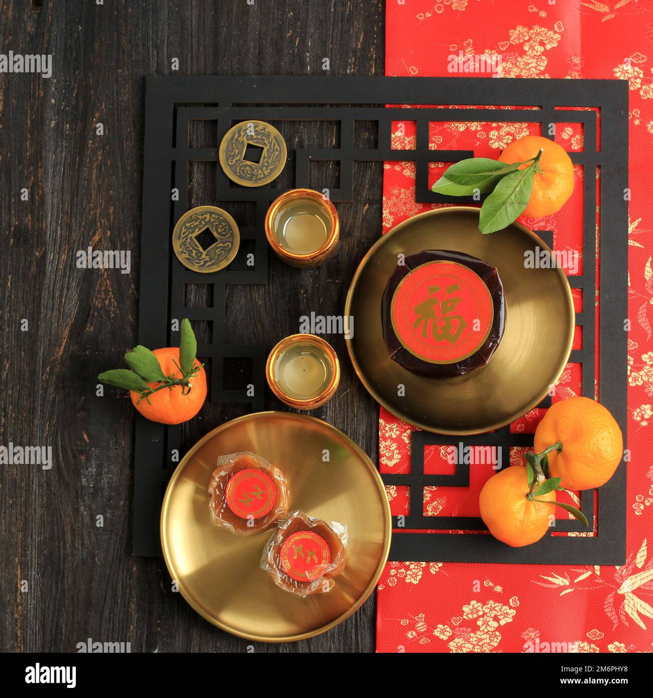 Kue Keranjang Nian Gao for Imlek New Year Festival, Chinese Character ...