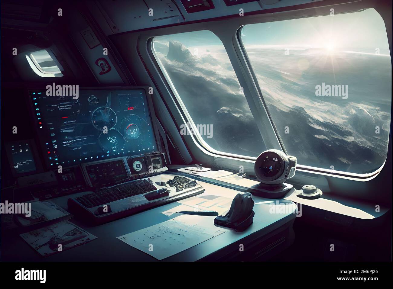 Futuristic office interior concept hi-res stock photography and images ...