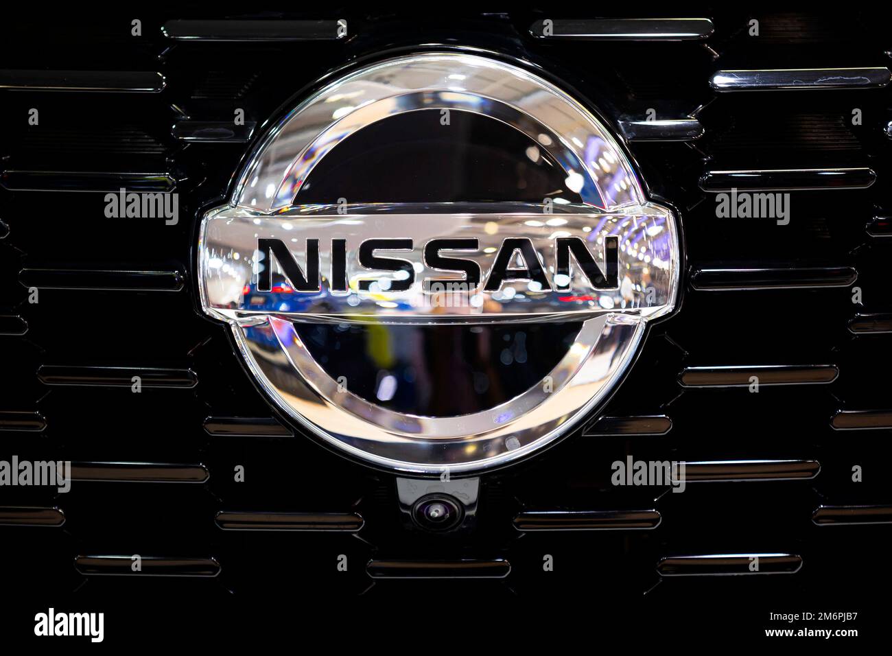 Badge logo nissan hi-res stock photography and images - Alamy