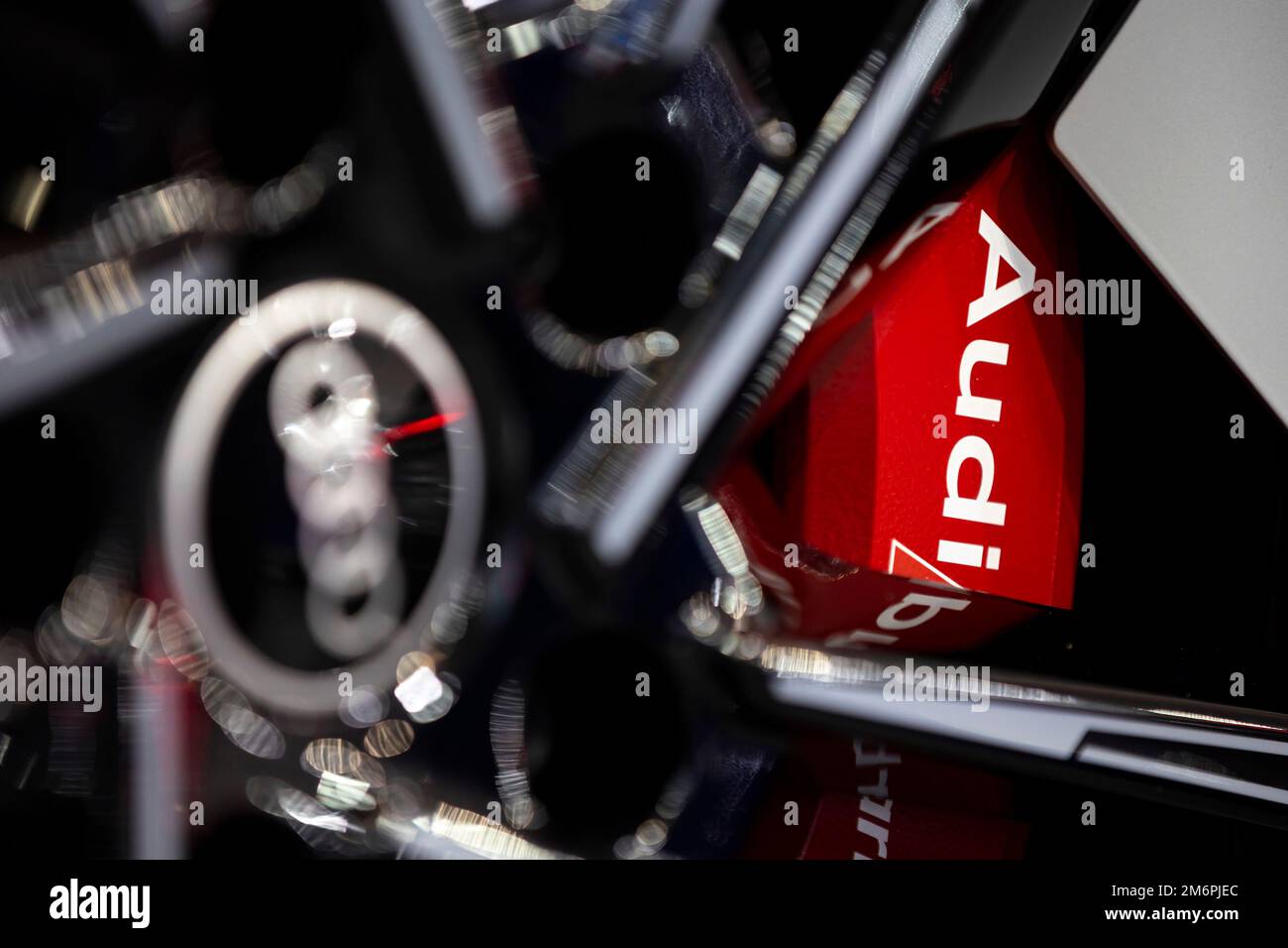 Audi logo emblem sign Stock Photo - Alamy