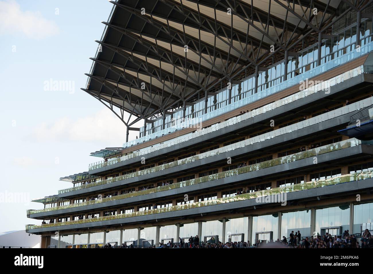 Ascot, Berkshire, UK. 1st October, 2022. The Grandstand at Ascot ...
