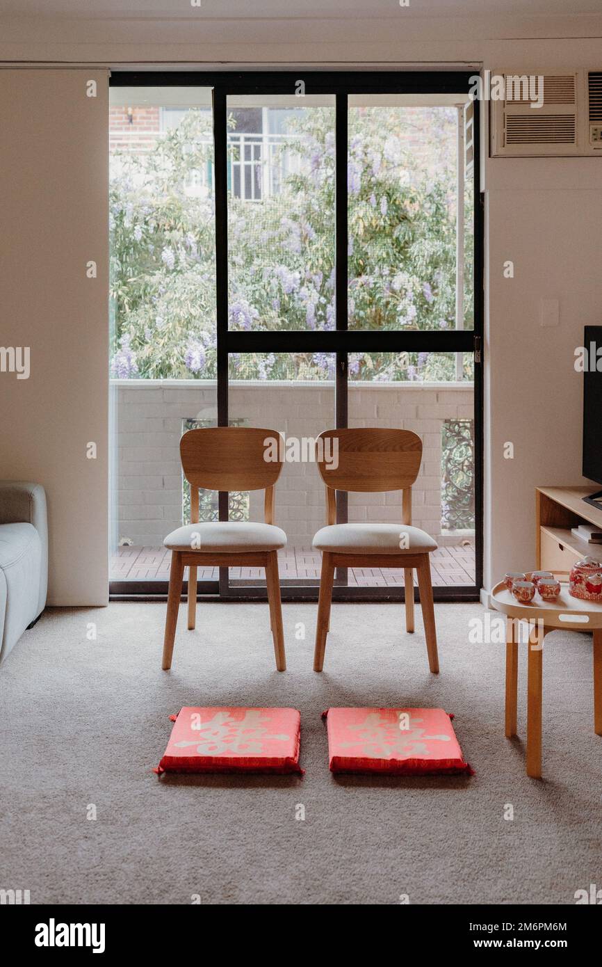 marriage tea ceremony set up Stock Photo - Alamy