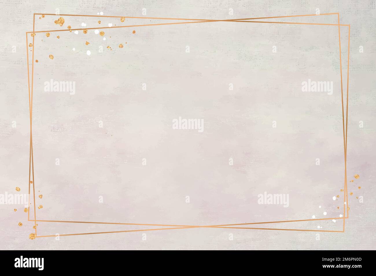 Rectangle bronze frame on oil paint textured background vector Stock ...