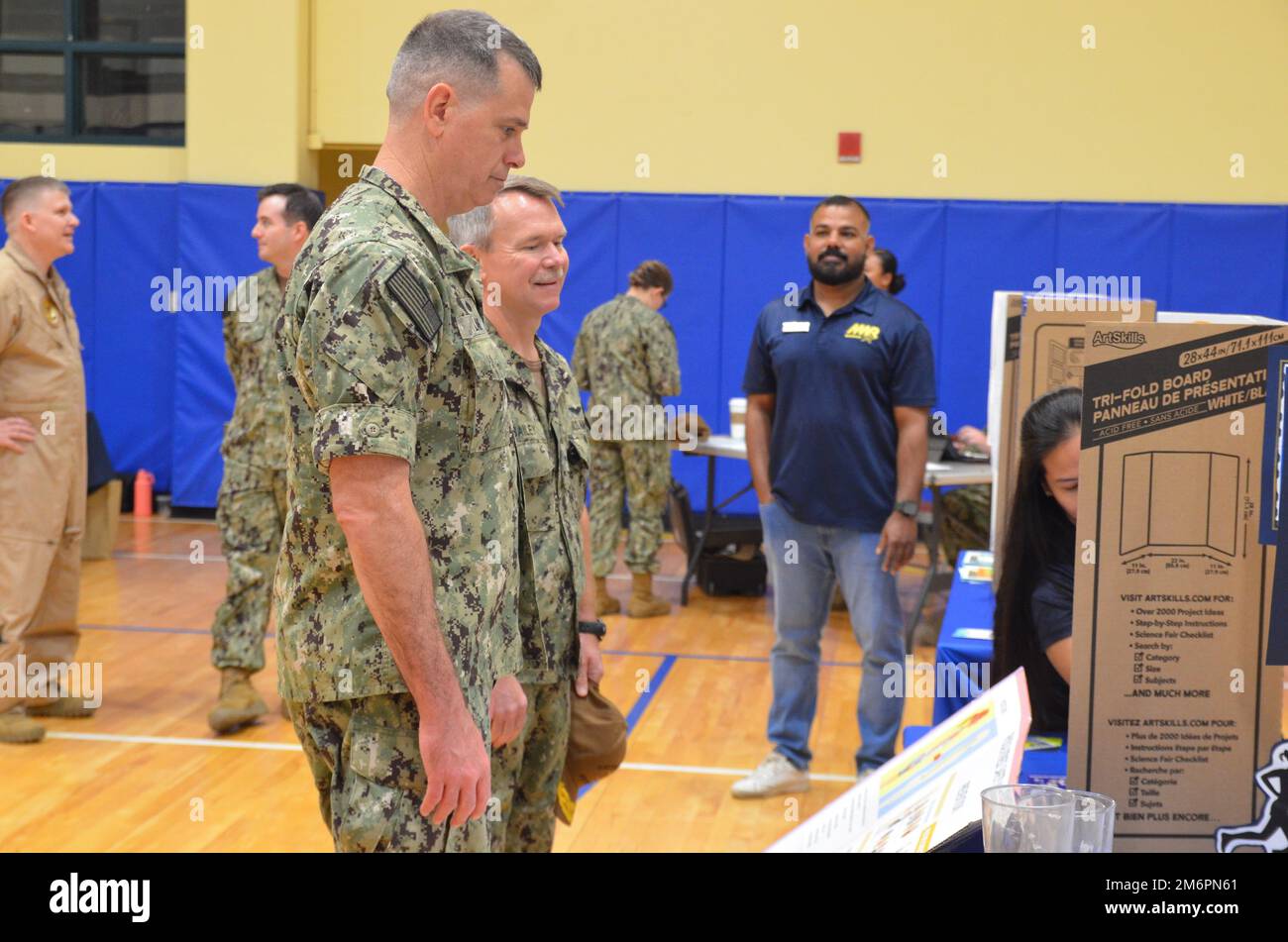 220504-N-TL956-1007 MANAMA, Bahrain (May 4, 2022) Rear Adm. Sean R. Bailey, deputy commander, U ...