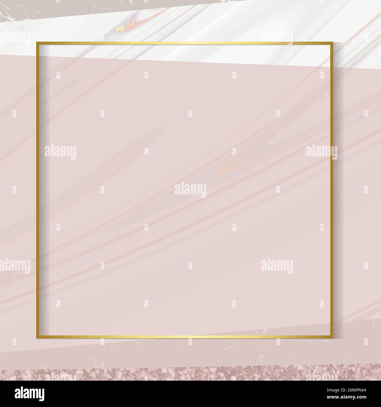 Gold square frame badge vector Stock Vector Image & Art - Alamy