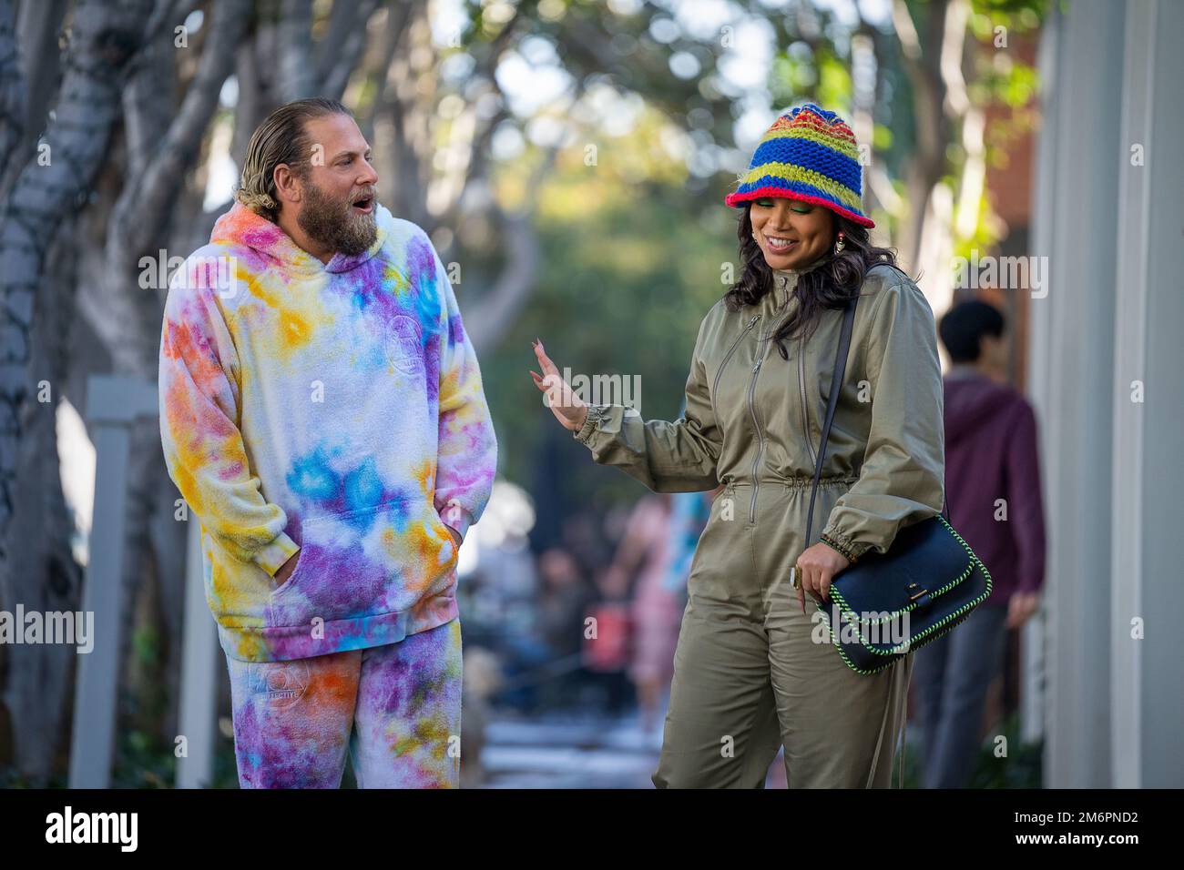 JONAH HILL and LAUREN LONDON in YOU PEOPLE (2023), directed by KENYA ...
