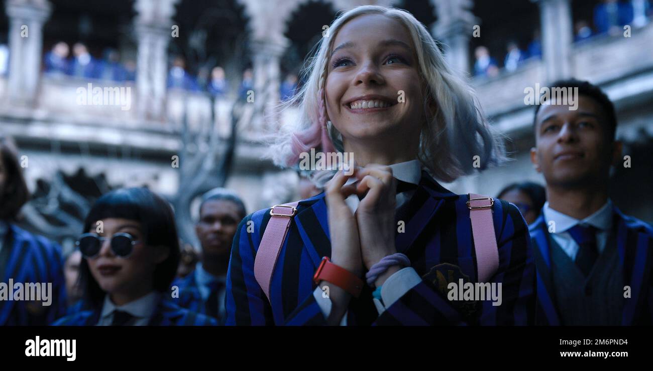 EMMA MYERS in WEDNESDAY (2022), directed by TIM BURTON. Credit: Metro ...