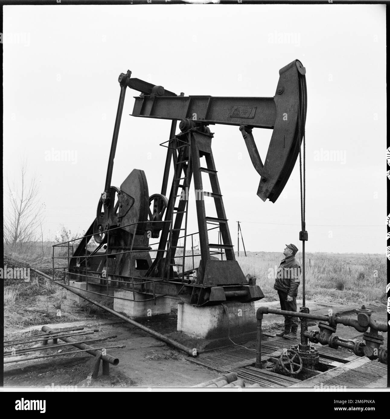 ***NOVEMBER 24, 1971, FILE PHOTO*** The Moravian Oil Mines in Hodonin ...