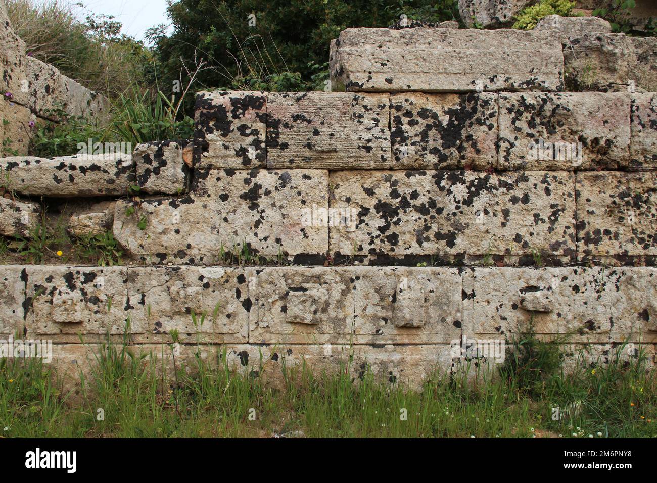 ruined ancient acropolis in selinunte in sicily (italy Stock Photo - Alamy
