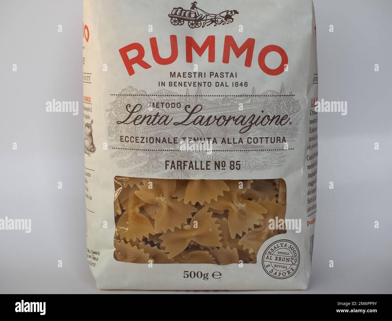 BENEVENTO, ITALY - CIRCA OCTOBER 2022: Packet of Rummo pasta Stock ...