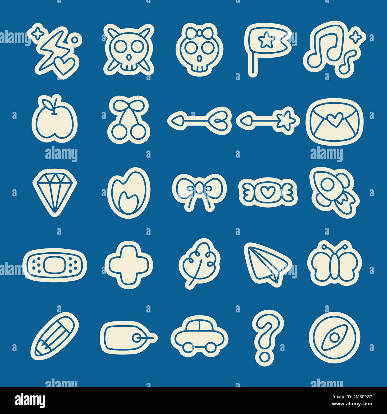 planner sticker vector collection Stock Vector Image & Art - Alamy