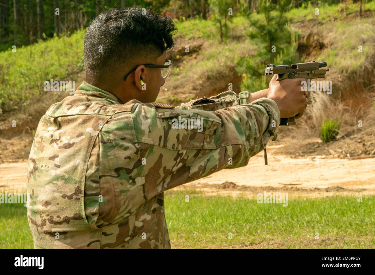 U.S. Army Spc. Alejandro Anguiano, an M2A3 Bradley Fighting Vehicle ...