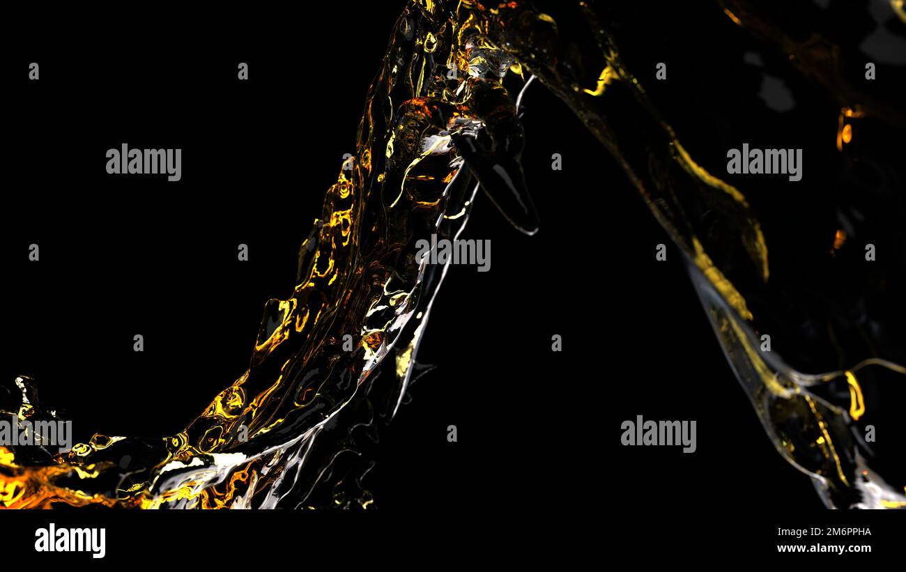 Synthetic Fuel Dark Background Stock Photo - Alamy