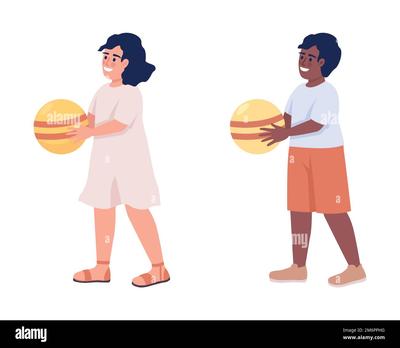 Cheerful brunette boy holding Stock Vector Images - Alamy