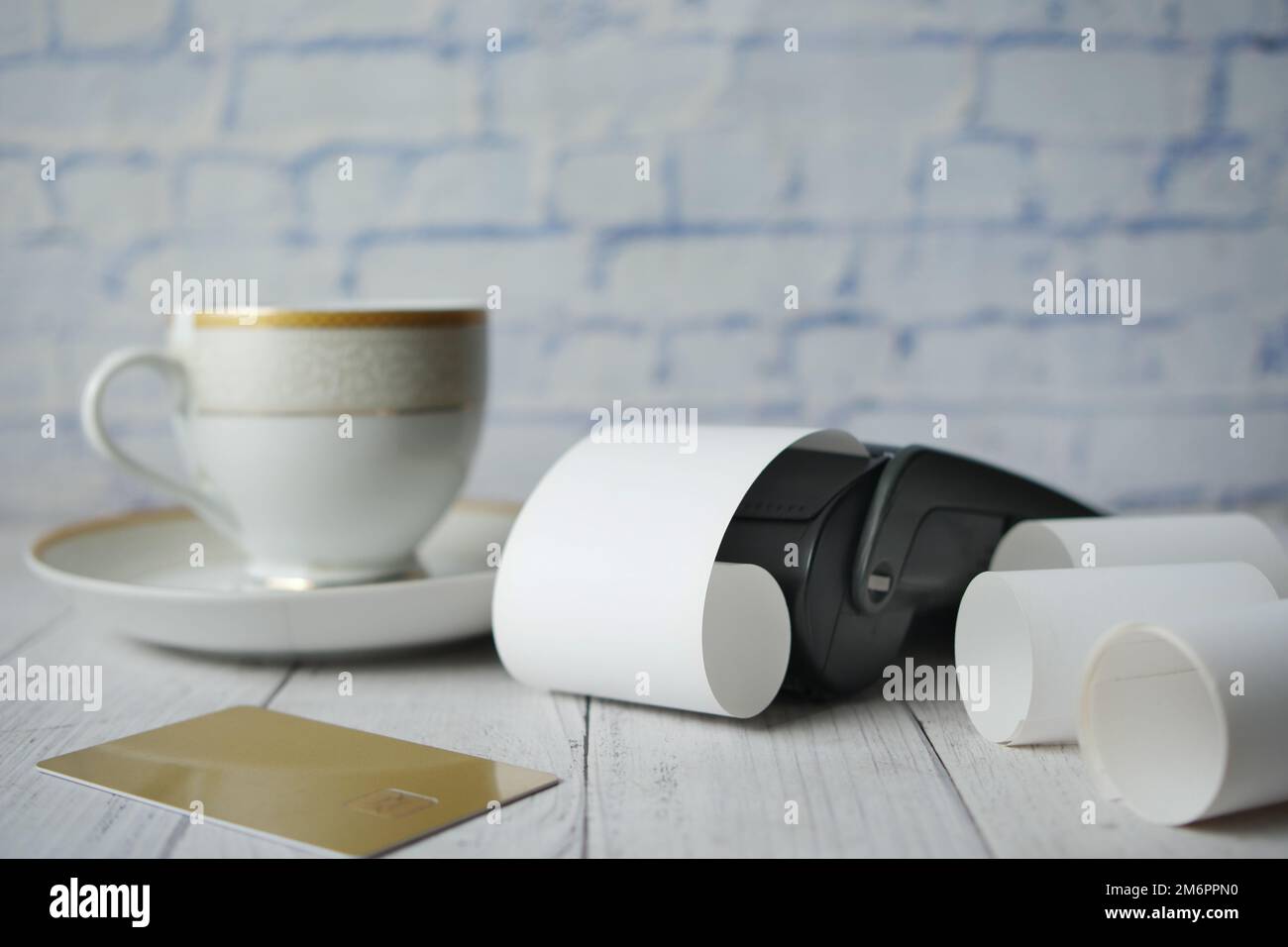 Pos machine long roll paper hi-res stock photography and images - Alamy