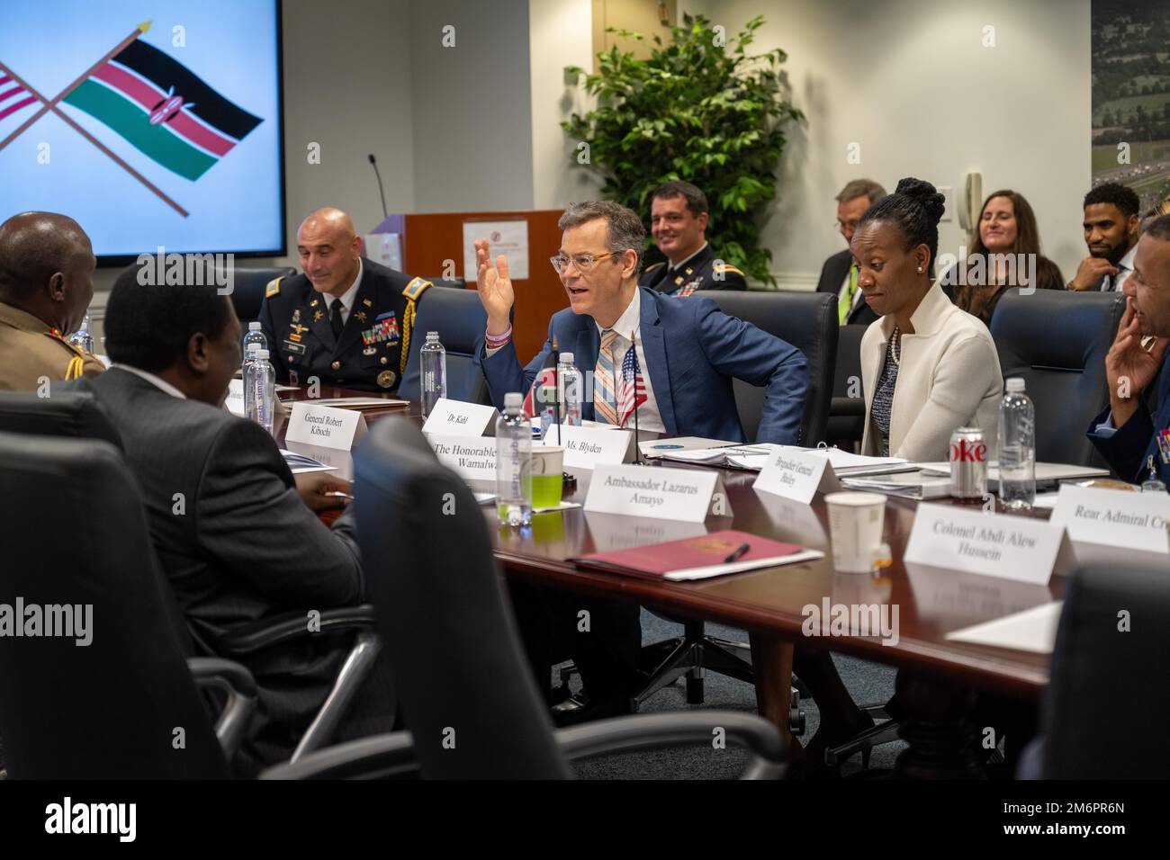 Under Secretary of Defense for Policy Dr. Colin H. Kahl and Deputy Assistant Secretary of ...