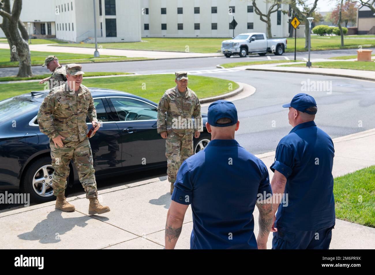 Petty Officer 1st Class Lacy McMahon receives recognition from Air ...