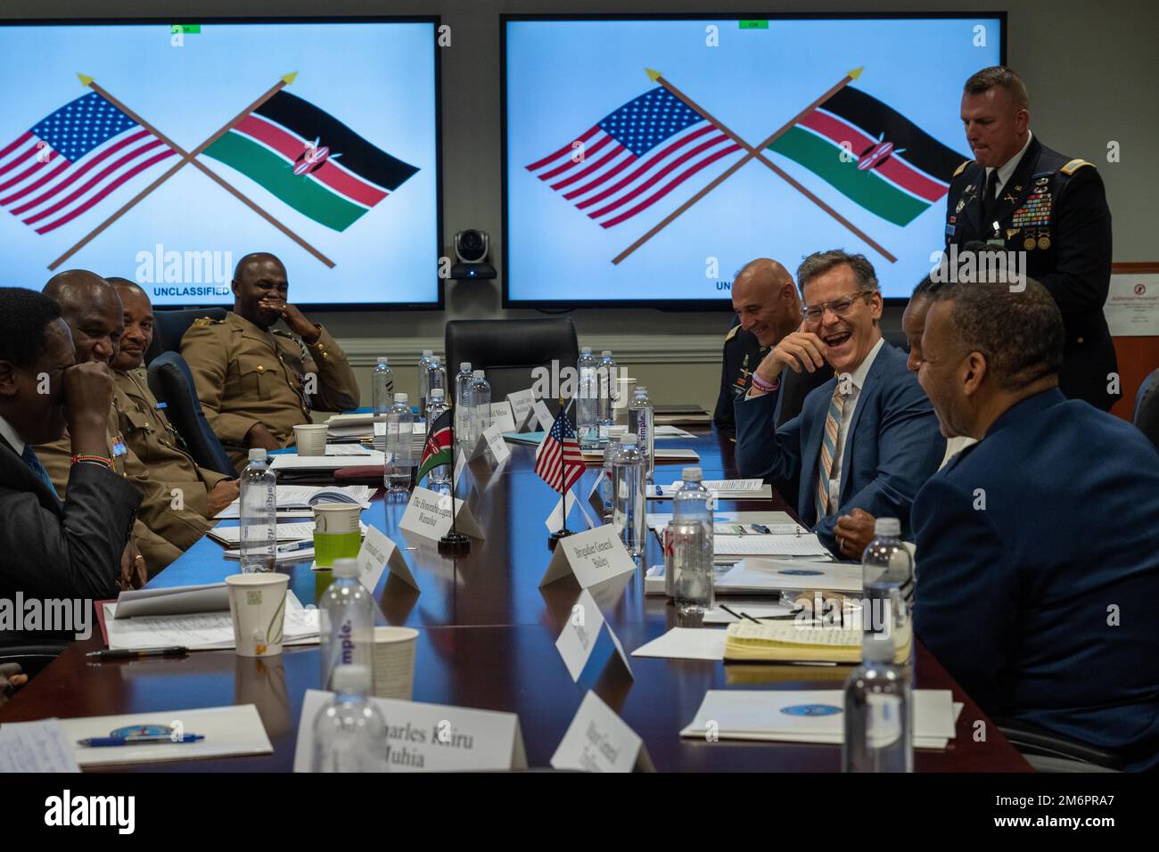 Kenyan cabinet defense secretary eugene wamalwa hi-res stock ...