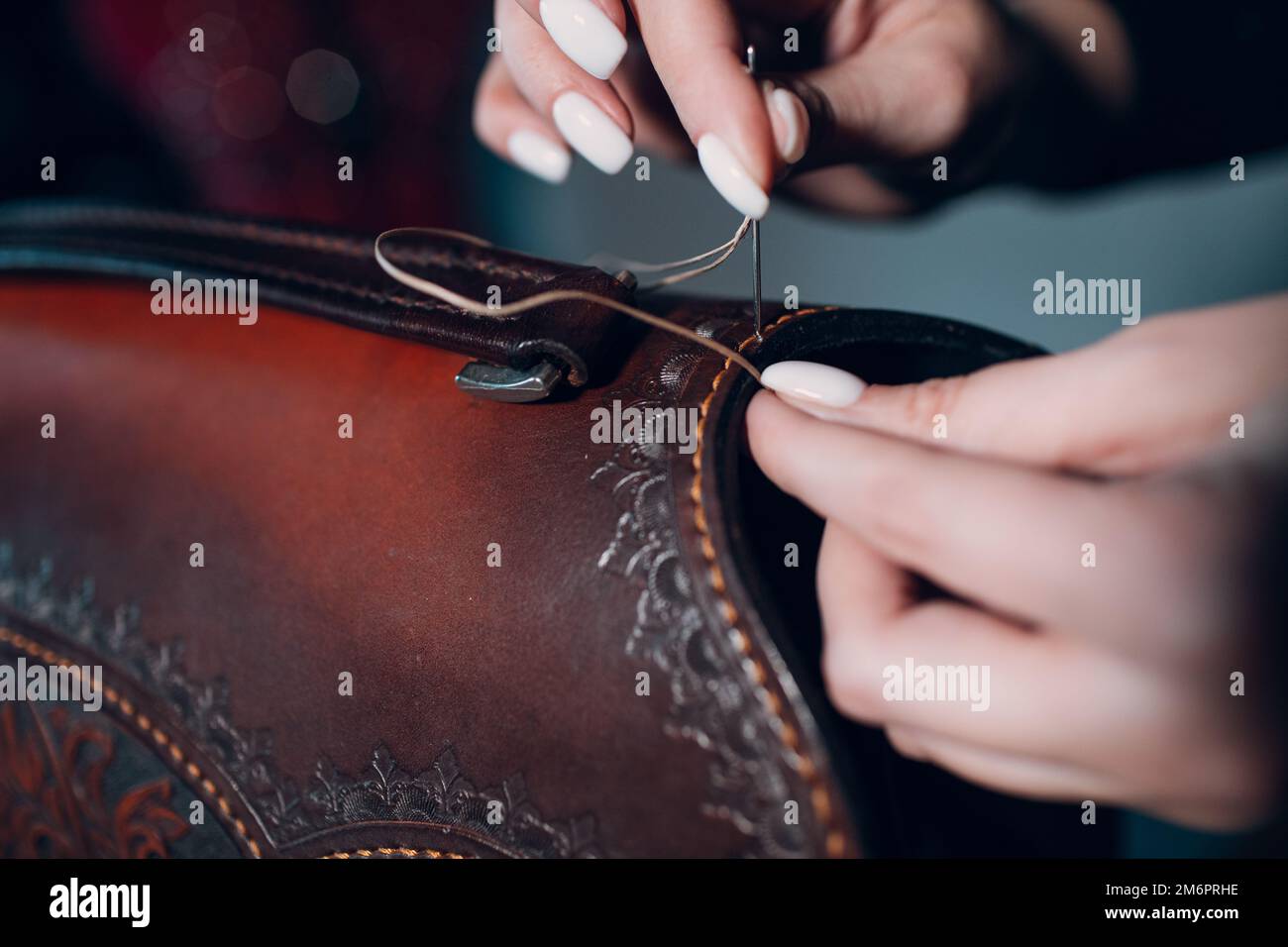 Leather making process hi-res stock photography and images - Alamy