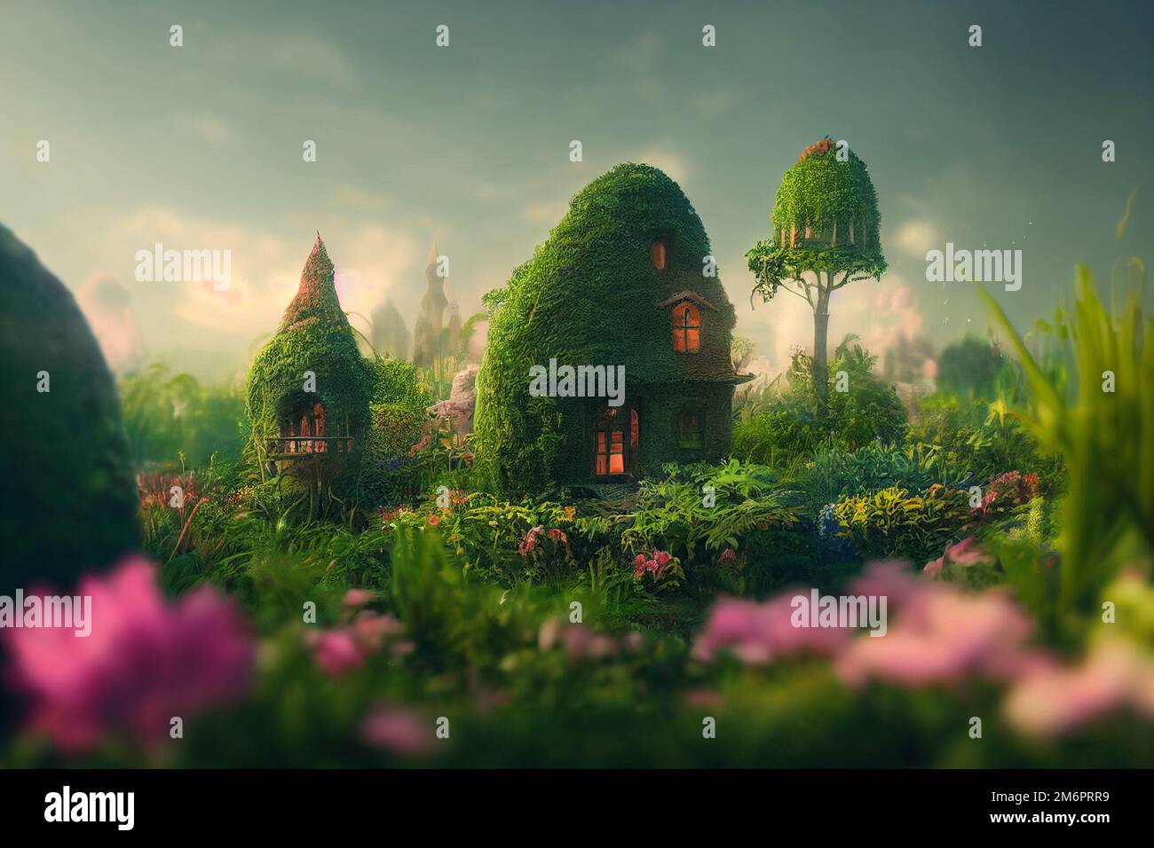 Fairy tale woods illustration hi-res stock photography and images - Alamy