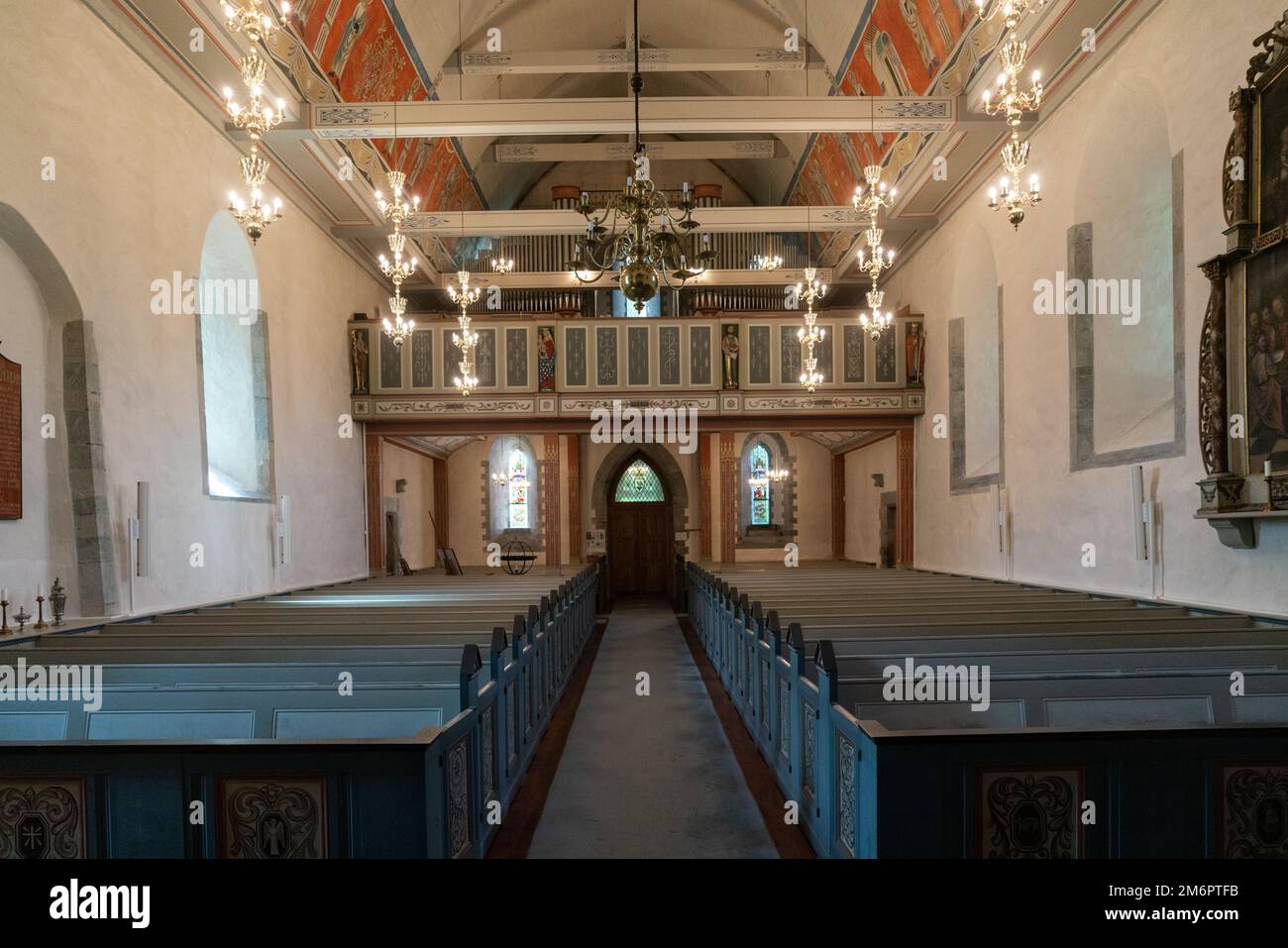 Medieval church in Lofthus, Norway Stock Photo - Alamy