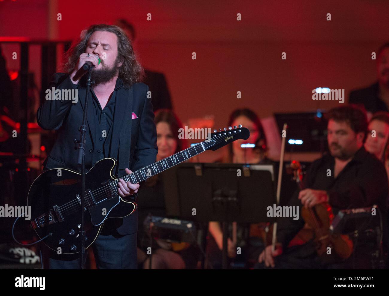 Jim James of My Morning Jacket performs at the David Lynch Foundation ...