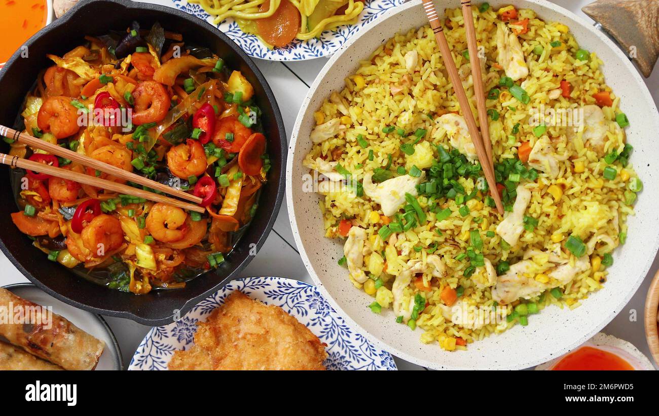 Japanese curry rice with fried shrimps hi-res stock photography and ...