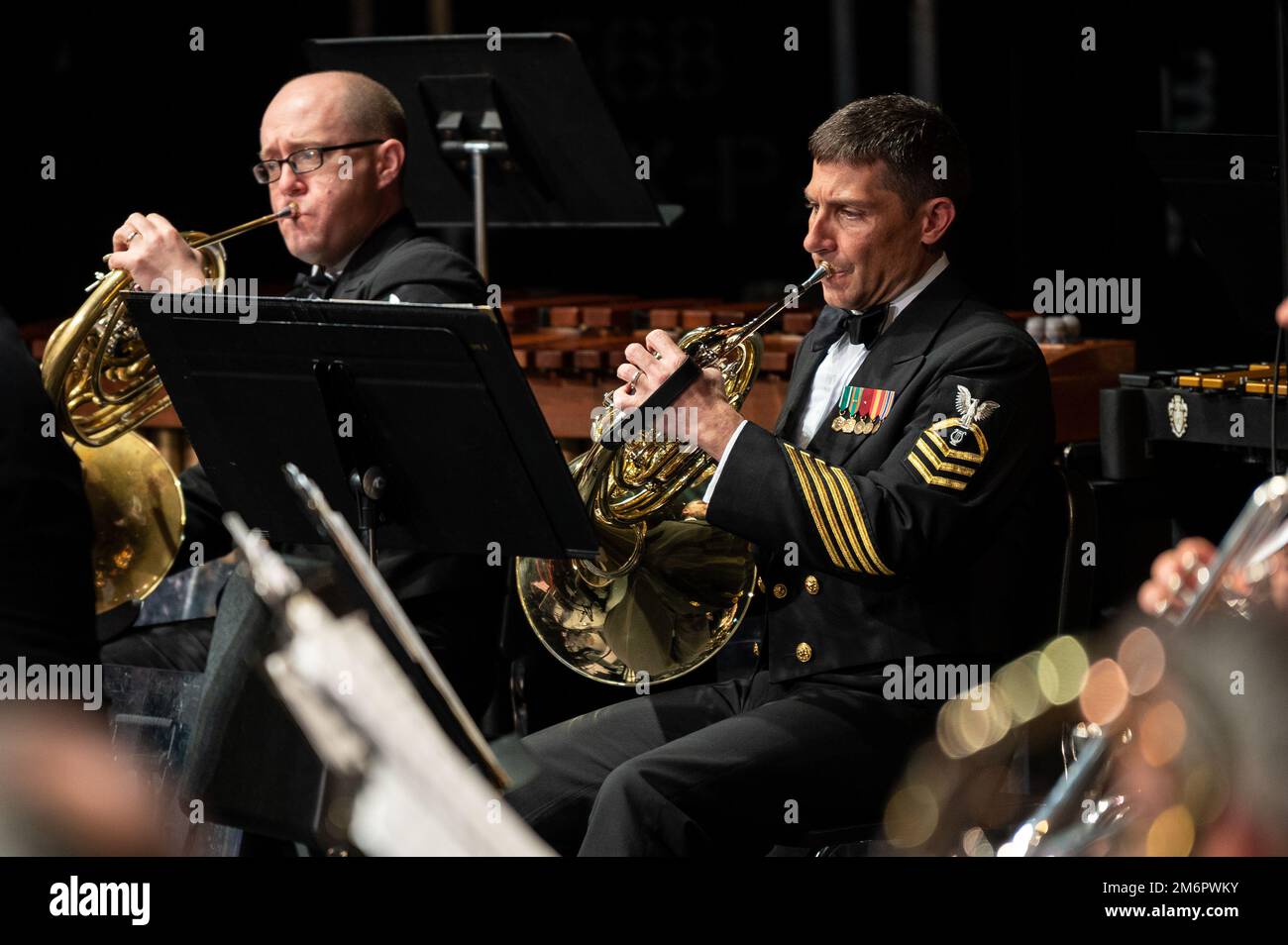 ASHTABULA, Ohio (May 4, 2022) Chief Musician Thomas Wheeler, from ...