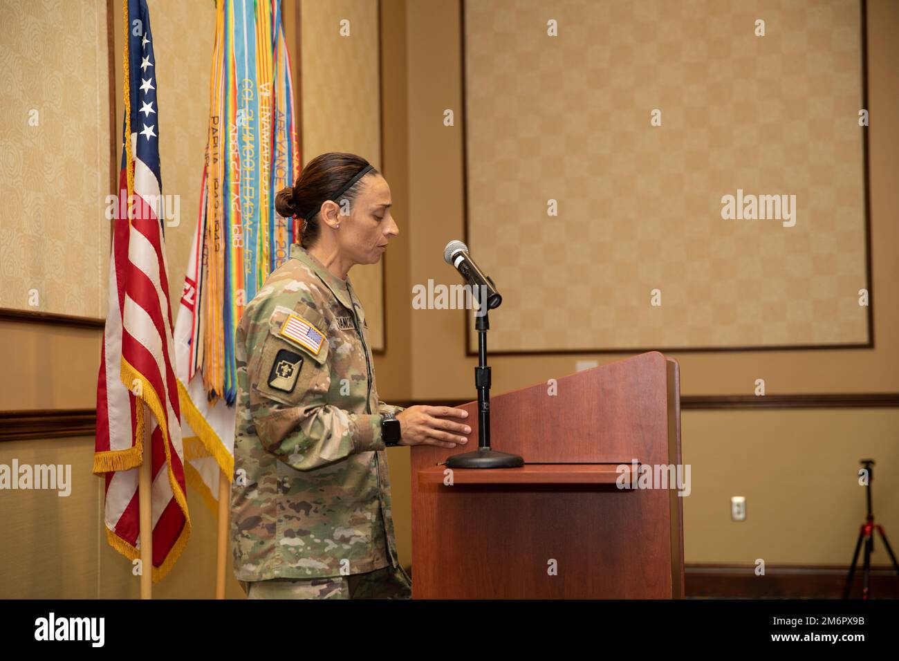 U.S. Army Sgt. Maj. Jennifer Francis, Army Recovery Care Program senior ...