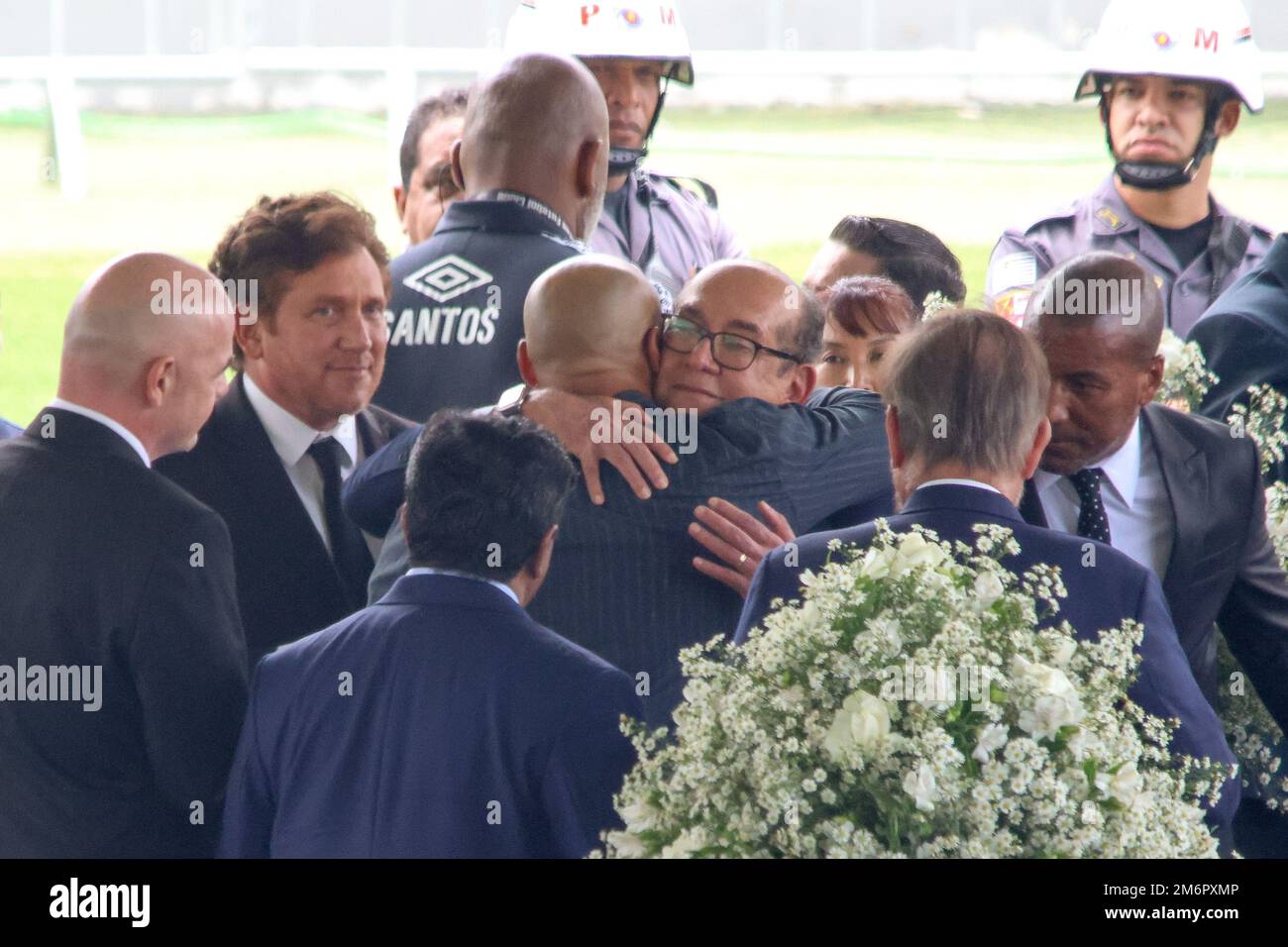 SP - Santos - 01/02/2023 - PELE, VELORIO - Former Minister of the ...