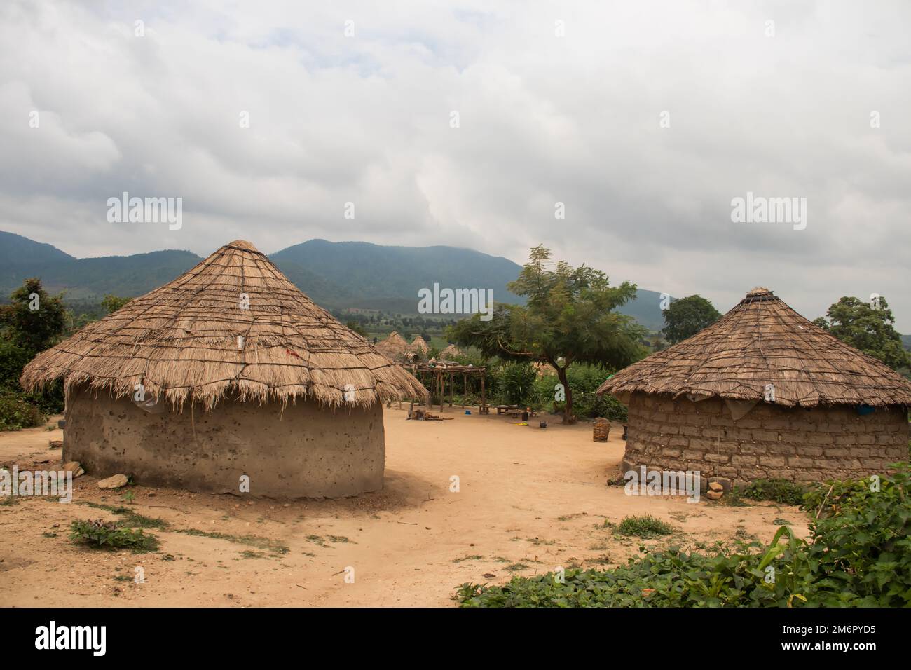 Typical african village hi-res stock photography and images - Alamy