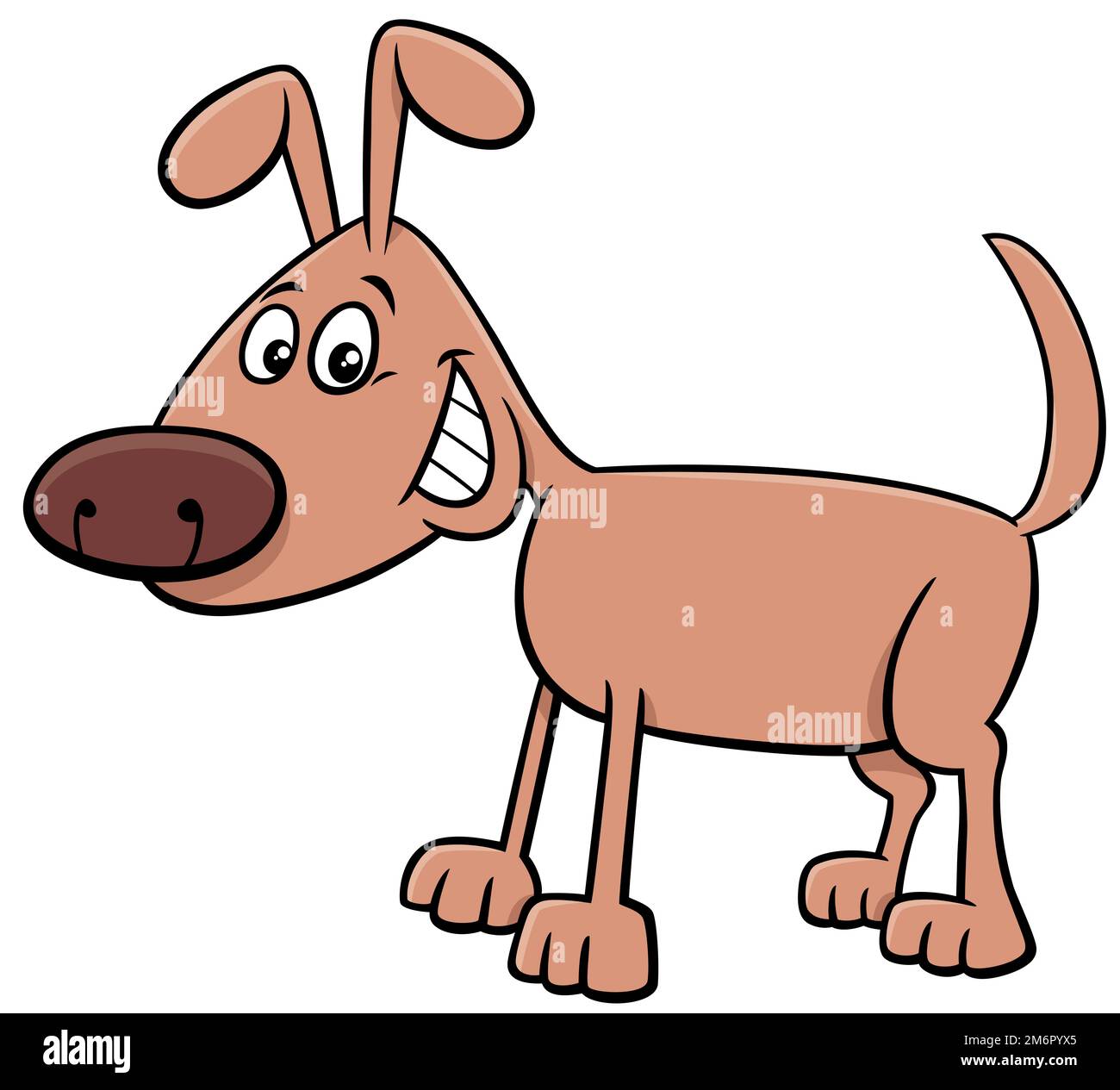 Cartoon Funny Brown Dog Comic Animal Character Stock Photo Alamy Cartoon Funny Brown Dog Comic Animal Character Stock Photo Alamy