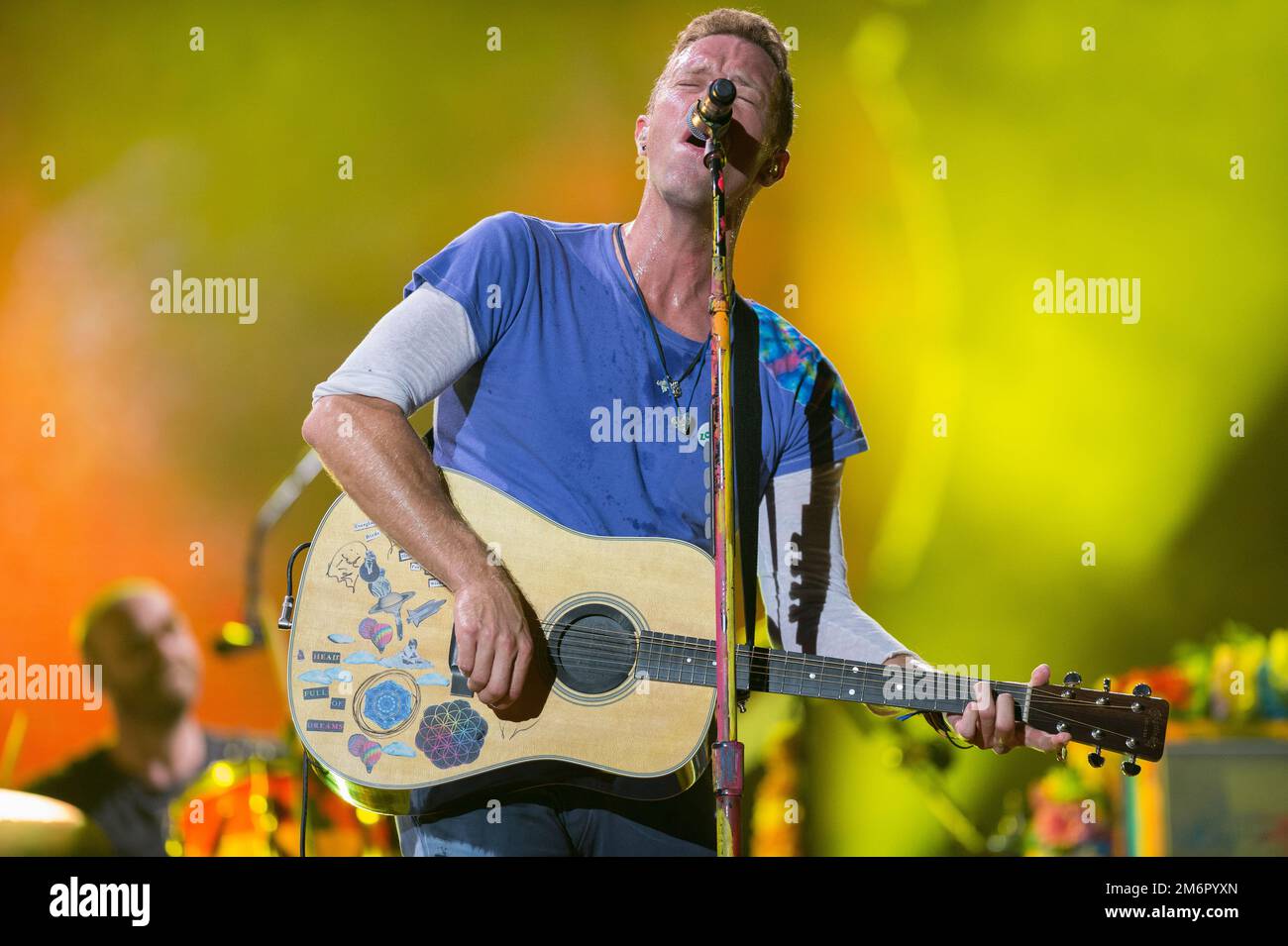Coldplay in concert at Hard Rock Stadium in Miami Stock Photo - Alamy