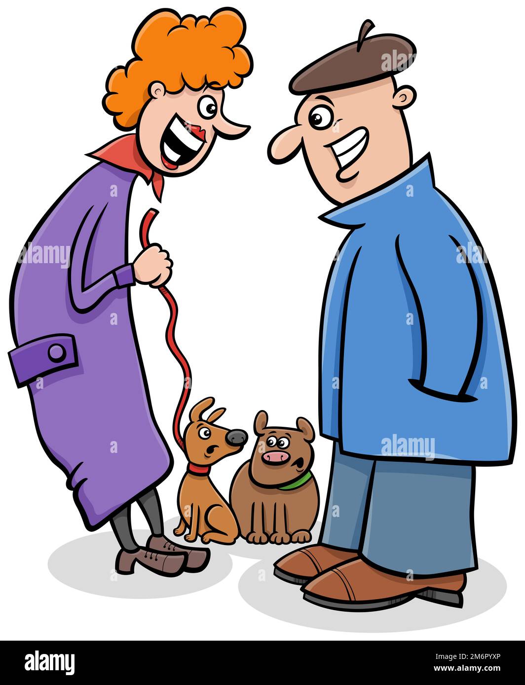 Owner talk Cut Out Stock Images & Pictures - Alamy