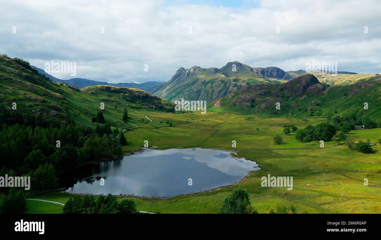 Amazing landscape of the Lake District National Park - Wrynose pass ...