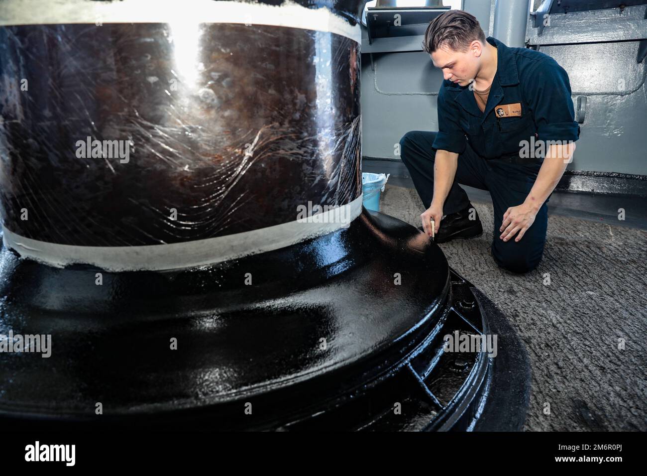 PHILIPPINE SEA (May 4, 2022) Seaman Zach Warner, from Medford, Ore ...