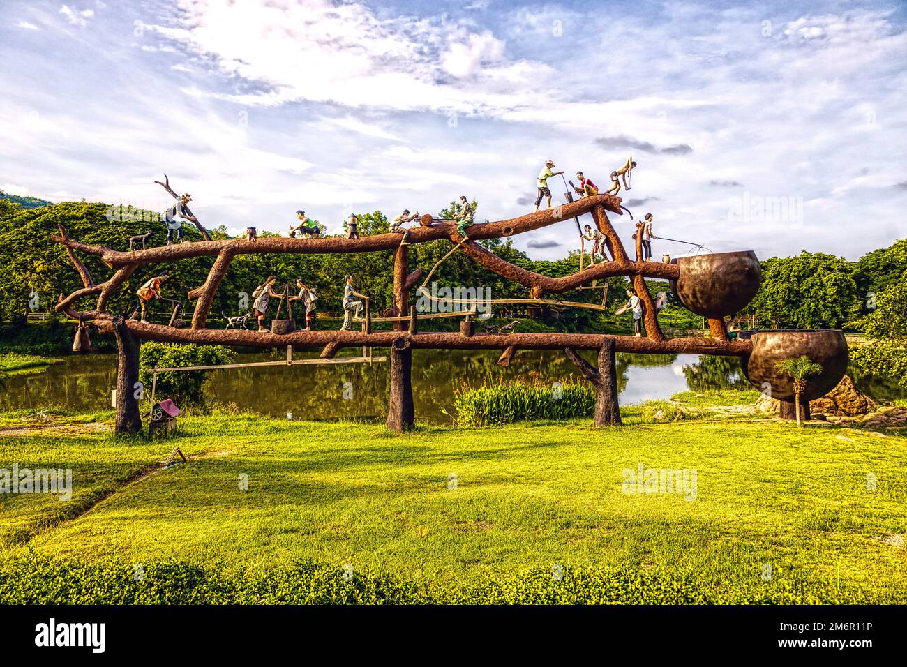 Ban Pa Tueng, Thailand. 18th May, 2022. Pa Tueng Hot Springs, also ...