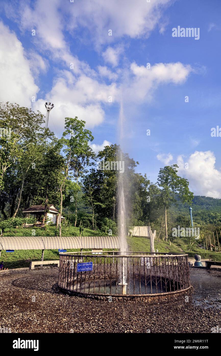 Ban Pa Tueng, Thailand. 18th May, 2022. Pa Tueng Hot Springs, also ...