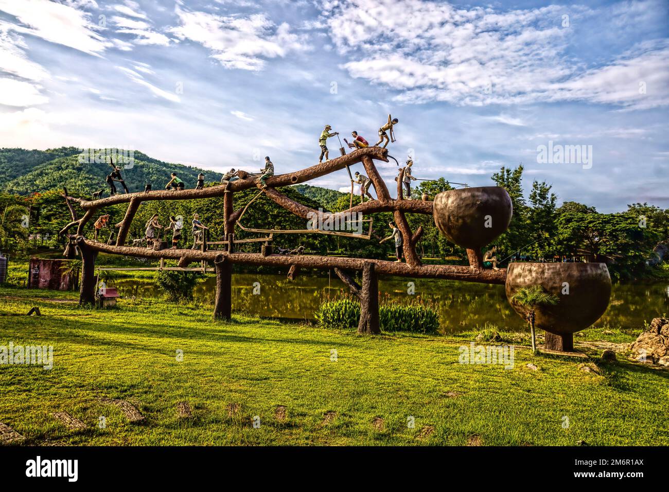 Ban Pa Tueng, Thailand. 18th May, 2022. Pa Tueng Hot Springs, also ...