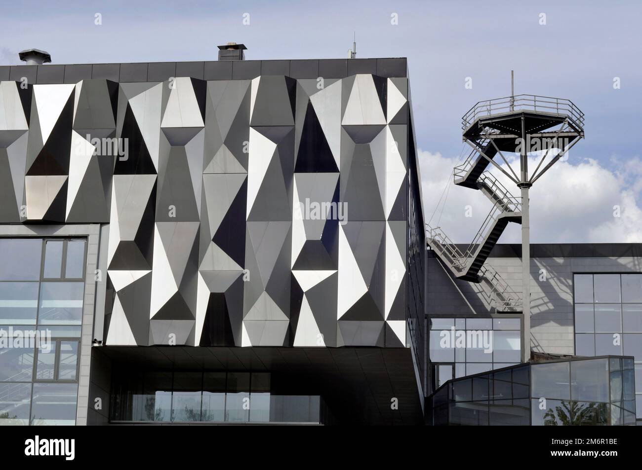 Is a modern commercial center and landmark for business hi-res stock ...