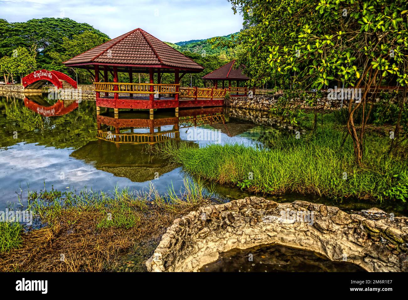 Ban Pa Tueng, Thailand. 18th May, 2022. Pa Tueng Hot Springs, also ...