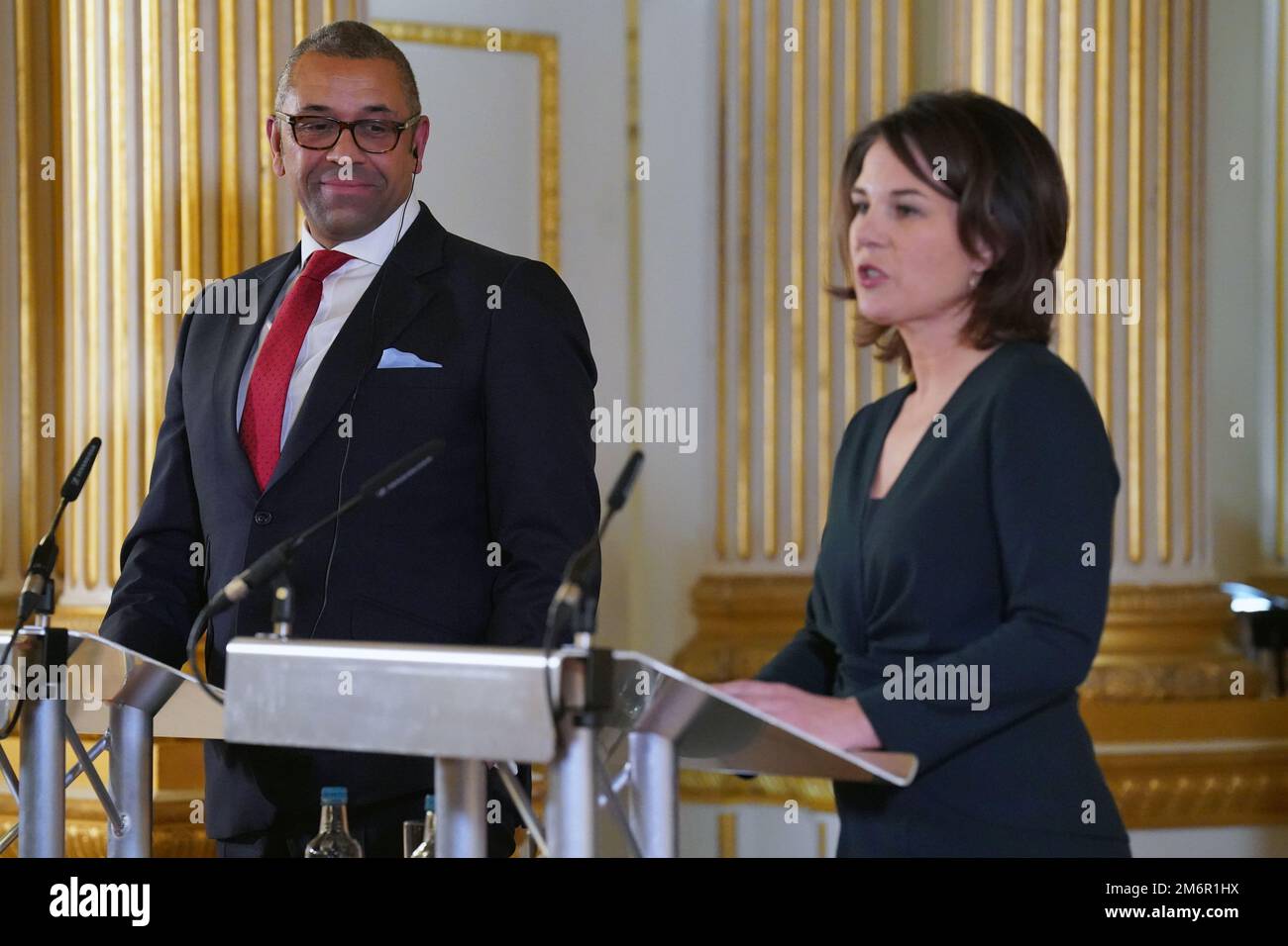 Foreign Secretary James Cleverly and German Foreign Minister Annalena ...