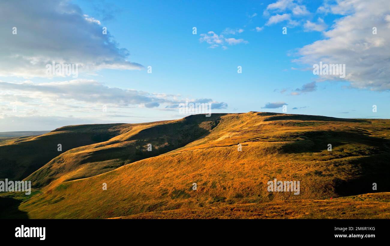 Amazing landscape at Snake Pass in the Peak District National Park ...