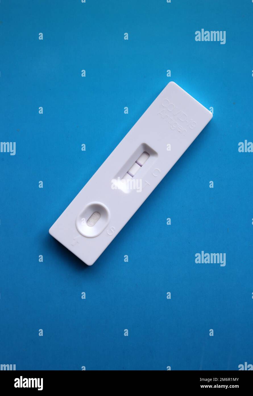 Used SARS Covid antigen test kit Stock Photo - Alamy